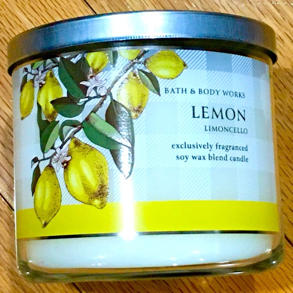 Bath & Body Works | Accents | Nwt Bath Body Works Lemon Limoncello ...